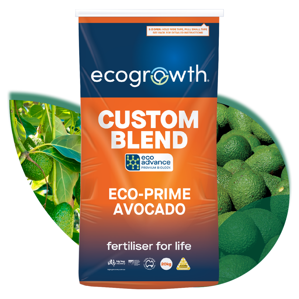 Eco-Prime® Avocado | Balanced Avocado Fertiliser | Ecogrowth