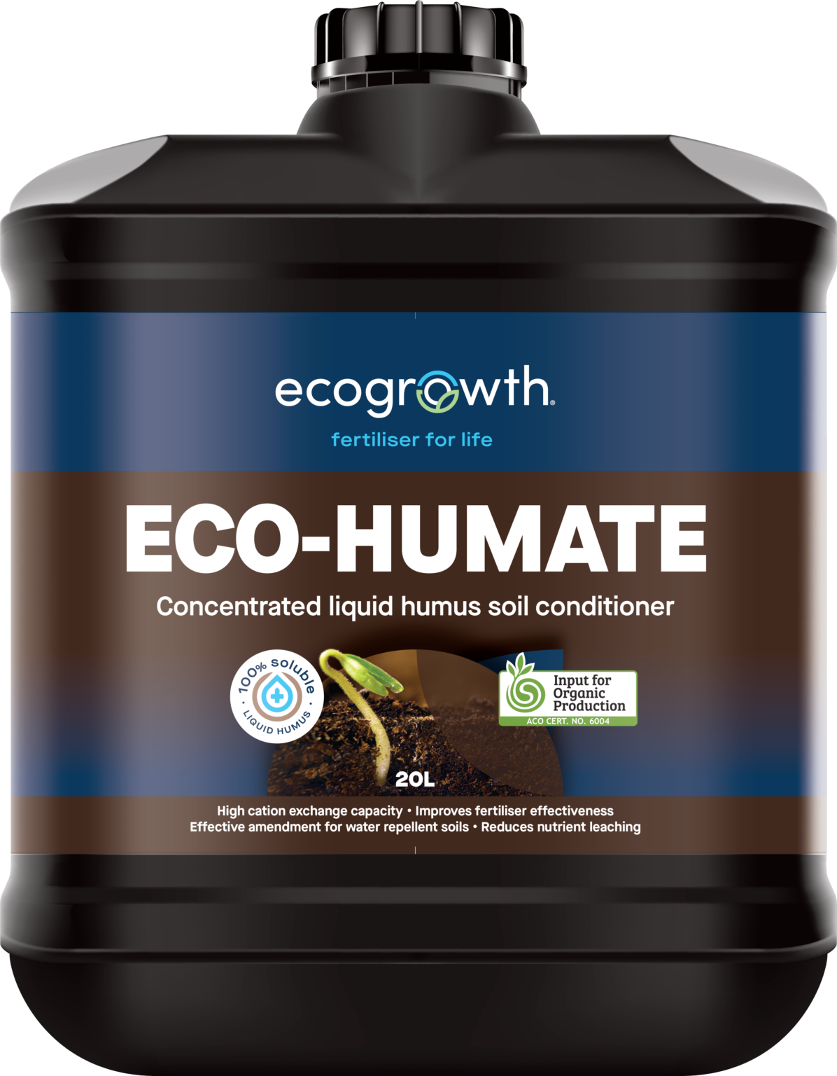 Eco-Humate | Concentrated Liquid Humate Soil Conditioner