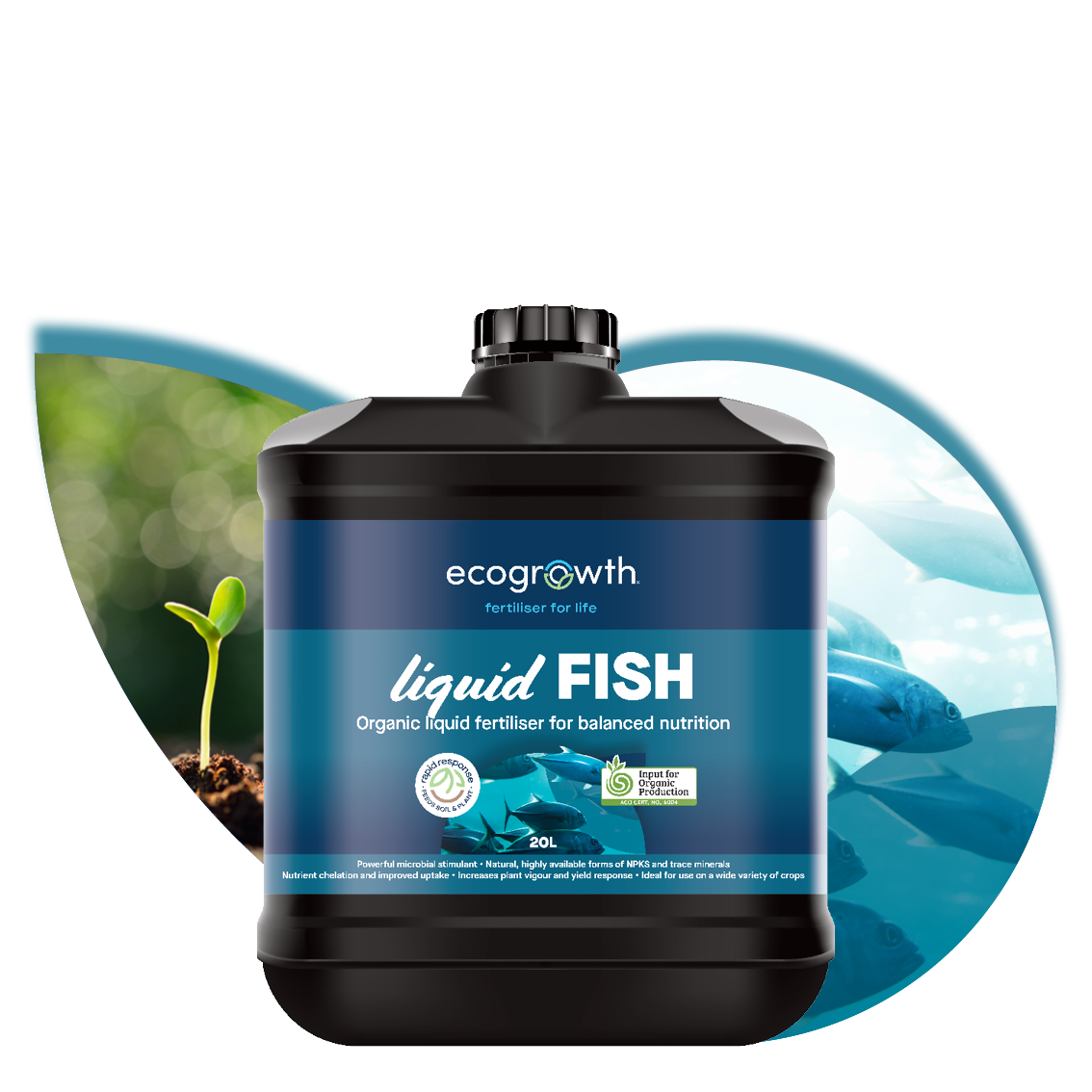 Liquid Fish | Organic Liquid Fertiliser for Balanced Nutrition
